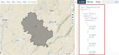 在线生成地图geojson数据格式以及手绘乡镇级json数据 geojson在线生成 csdn博客