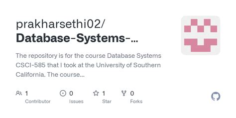 Database Systems Csci 585assignment 2assignment2pdf At Master · Prakharsethi02database