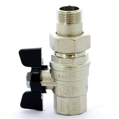 Кран шаровый BUGATTI OREGON 3/4" ВН американка бабочка – купить по ...