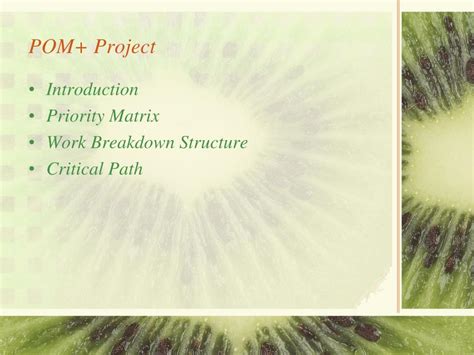 PPT POM Project PowerPoint Presentation Free Download ID 2428353