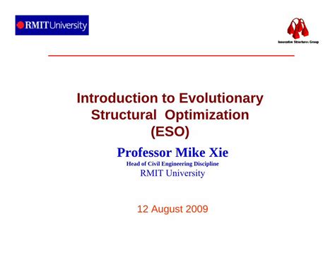 Pdf Introduction To Evolutionary Structural · Introduction To