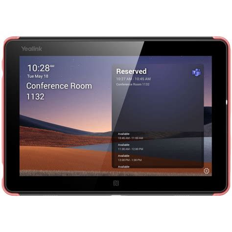 Yealink 8 Inch Teams Room Scheduling Panel Simpleuc