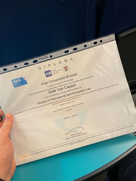 Gide Van Cappel On Linkedin Today I Had The Honour To Finally Receive