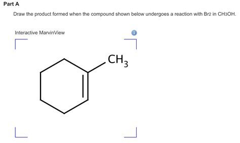 Solved Draw the product formed when the compound shown below | Chegg.com