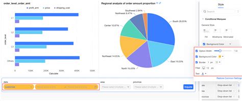 Configure The Query Control Style Quick Bi Alibaba Cloud Documentation Center