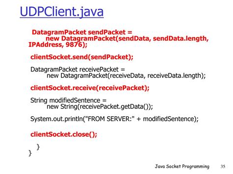 ppt lecture 11 java socket programming powerpoint presentation free