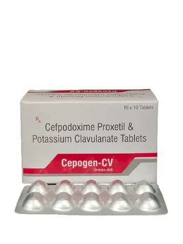 Cefpodoxime Proxetil Potassium Clavulanate Tablet 325 Mg At ₹ 350 Stripe In Jaipur
