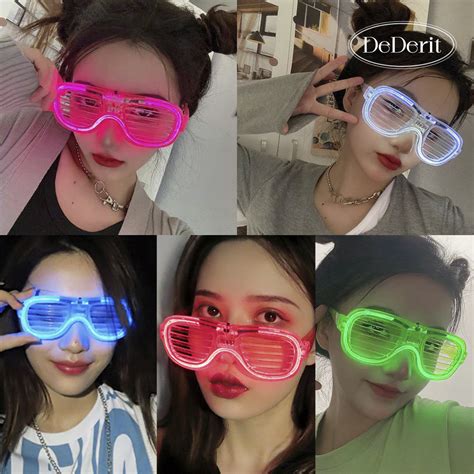 데데리트 데데리트 Led 인싸 야광 생일파티 이벤트 안경 선글라스