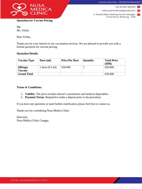 Formal Quotation Pdf Wellness