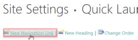 Customize Quick Launch Navigation In SharePoint SPGuides