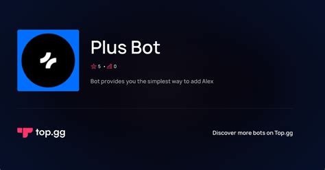 add plus bot discord bot the 1 discord bot and discord app list