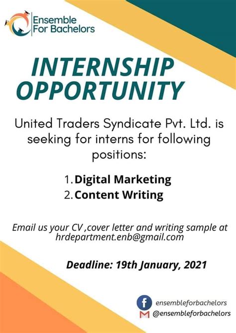 It Jobs Nepal Vacancy Internship Opportunity