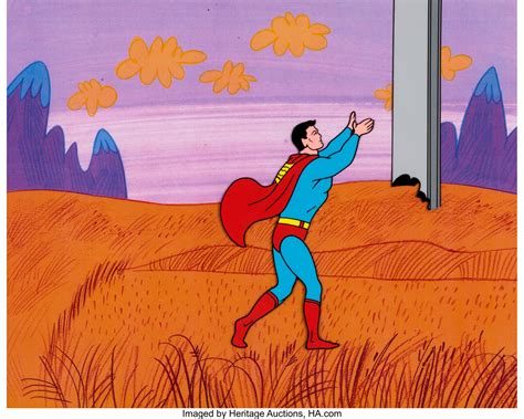 Dig These 13 Groovy Filmation Superboy Original Animation Cels 13th