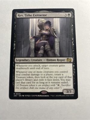 Rev Tithe Extractor Anime Foundations Jumpstart MTG Plus Bonus Rare EBay