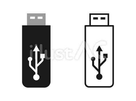 Free Vectors Usb Flash Memory Icon Set