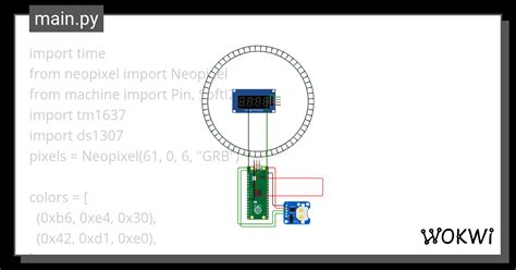 Pi Pico Micropython Neopixels Template Copy Wokwi Esp32 Stm32