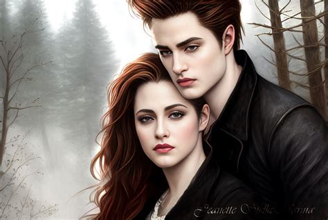Bella Swan And Edward Cullen Twilight By Jeanettestellamarina On