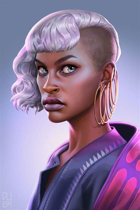 Untitled Iii Daniela Uhlig Portrait Digital Art Illustration Artist