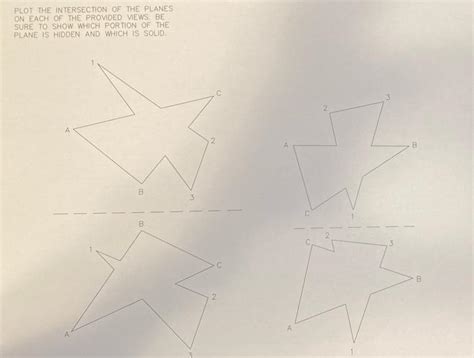 Solved Plot The Intersection Of The Planes On Each Of The Chegg