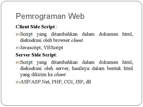 Pemrograman Berbasis Platform Prinsip Dasar Aplikasi Enterprise Internet