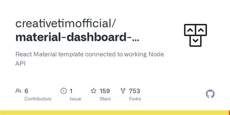 GitHub Creativetimofficial Material Dashboard React Nodejs React Material Template Connected