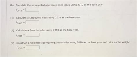 solved a calculate the price relative index for each item