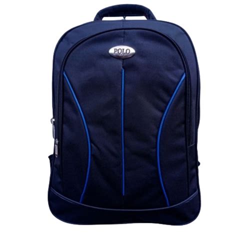 Jual Harga Termuraah Tas Ransel Pol Pria Tas Ransel Laptop Tas Sekolah List Biru Shopee