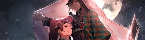 3840x1080 Demon Slayer Kimetsu No Yaiba Fanart 3840x1080 Resolution