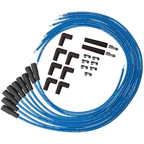 Moroso Universal Ignition Wire Set Blue Max Spiral Core Unsleeved