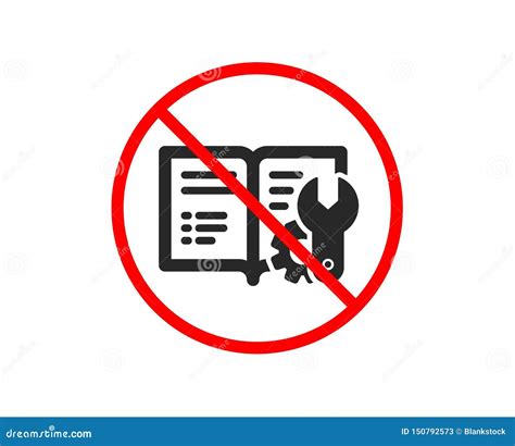 Engineering Documentation Icon Technical Instruction Sign Vector Stock Vector Illustration