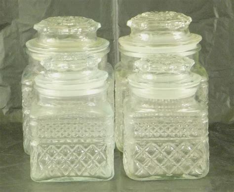 Antique Glass Canister Sets At Frank Mcbride Blog