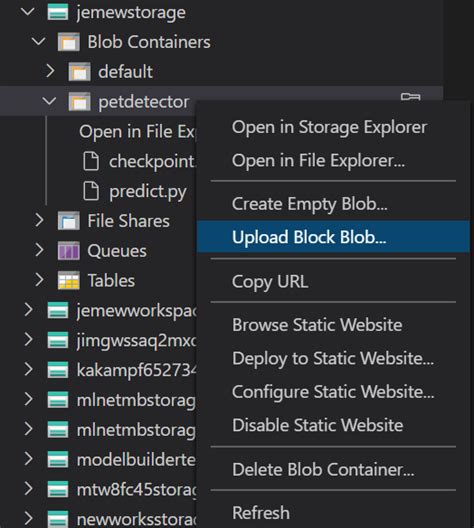 Upload Wording Is Confusing To New Storage Users · Issue 687 · Microsoftvscode Azurestorage
