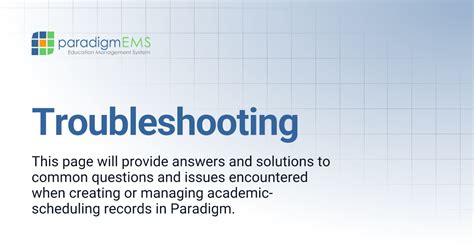 Troubleshooting Silverband Documentation Troubleshooting Silverband Documentation