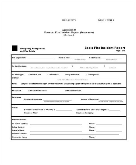 Incident Report 58 Examples Google Docs Pages DOC PDF