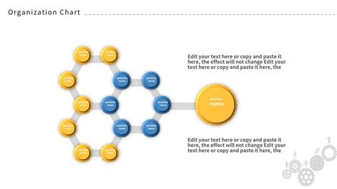 Computer Screen With Bunch Of Blue And Yellow Circles Google Slide Theme And Powerpoint Template