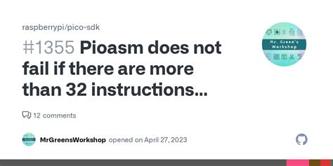 Pioasm Does Not Fail If There Are More Than 32 Instructions Divided