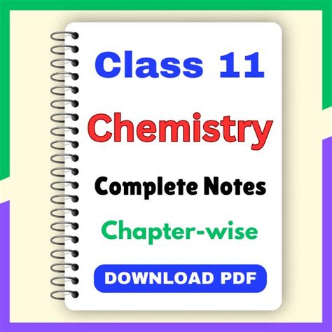 Cbse Class 11 Chemistry Notes Pdf For 2025 Exams Chemistry Notes