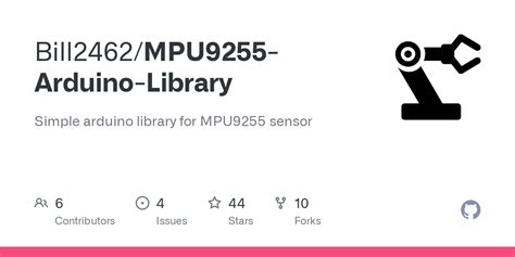 github bill2462 mpu9255 arduino library simple arduino library for