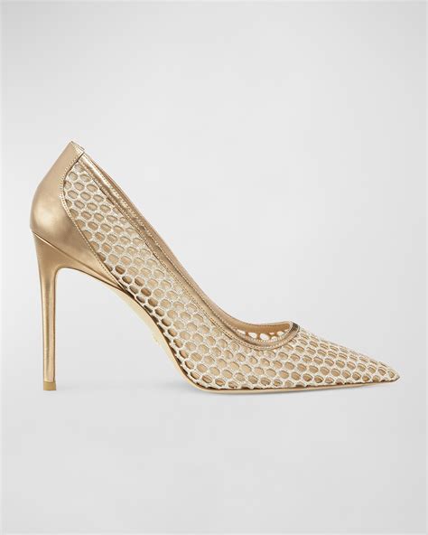 Stuart Weitzman Stuart Ombre Scallop Pumps Neiman Marcus