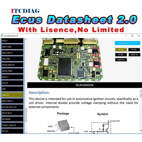 Ecu Repair Software Ecus Datasheet Pcb Schematic With 45 Off