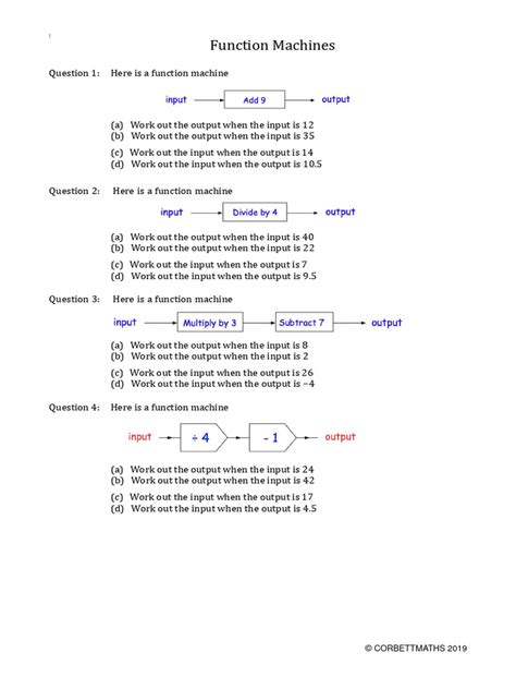 15 Function Machines Pdf Inputoutput Computer Science