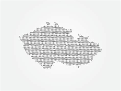 czech republic map using binary digits or numbers on light background