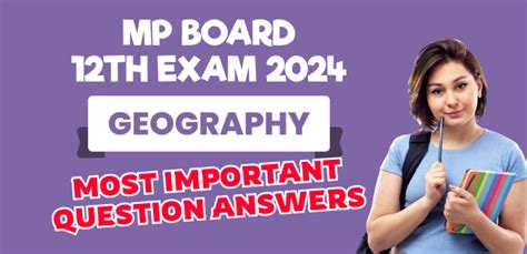 Mp Board 12th Exam 2024 Geography Most Important Question Answers