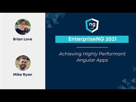 Ng Conf Talk Achieving Highly Performant Angular Apps From Ng Conf Class Central
