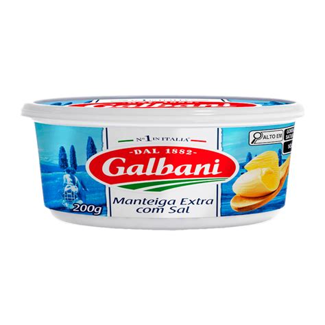 Manteiga Galbani Extra Com Sal Pote 200g Rissul Online
