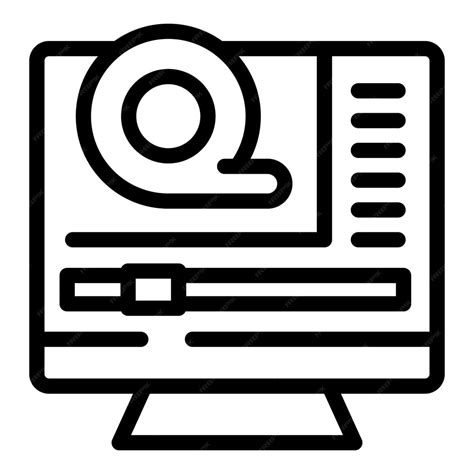 Premium Vector Video Editing Software Interface With Timeline And Measurement Tape Displaying