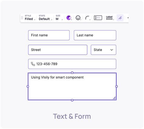 Explore Visily S Component Library Icons Images And Ui Presets