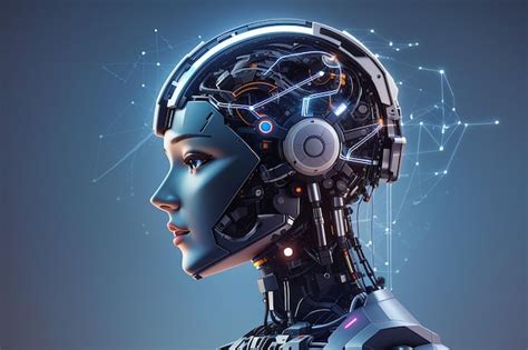 Premium Photo Virtual Assistant Hud User Display Technology Ai Artificial Intelligence Robot