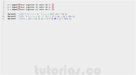Operadores MatLab Operacion Logica Relacional Paso A Paso Tutorias Co