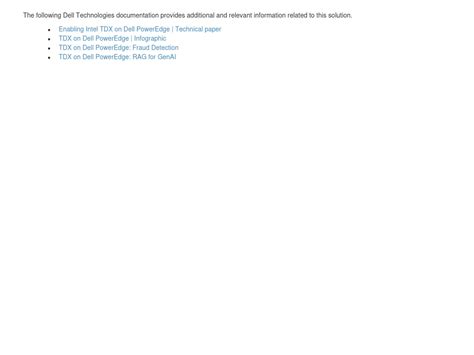 Dell Technologies Documentation Securing Ai Workloads On Dell Poweredge With Intel Xeon